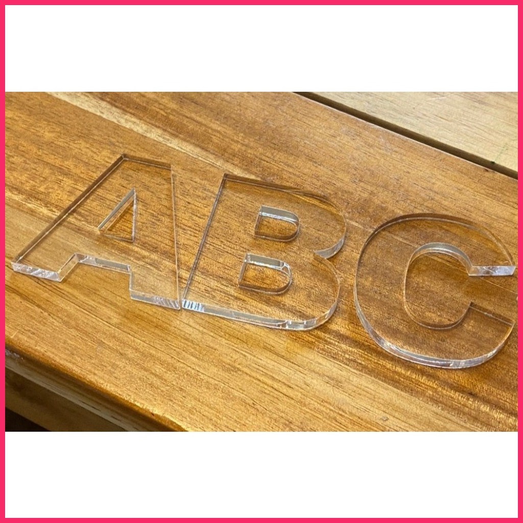 Customized Laser Cut Acrylic Letters(1 inch to 6 inches Height ...