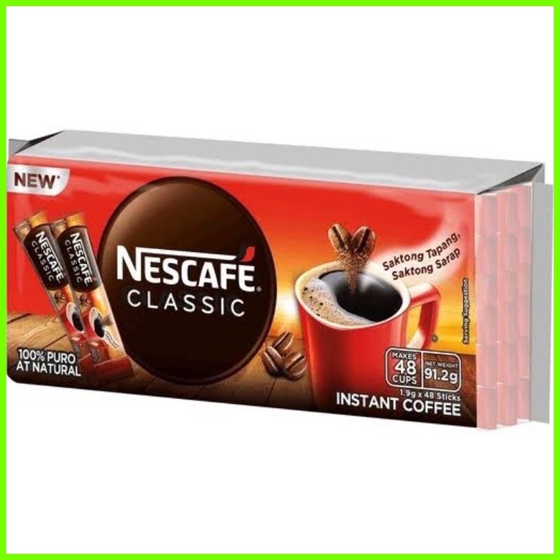 ∇ ⭐ Nescafe Classic Instant Coffee Sticks 2g (pack of 48 sticks ...