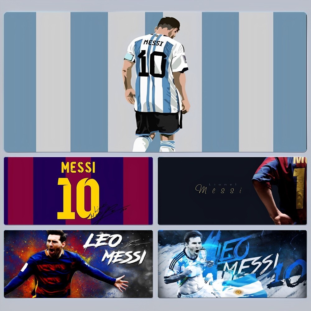 Football Superstar M-Messi Mousepad 80x30cm XL Lockedge Office Computer ...