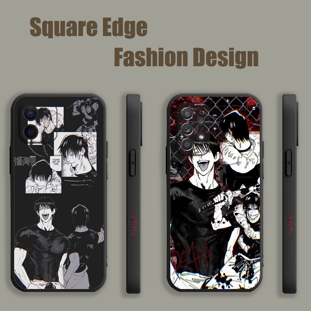 Casing For Samsung A7 2018 A13 Lie A01 A3 M01 A24 A54 A04 A04s A25 Core Toji Fushiguro Jujutsu ...