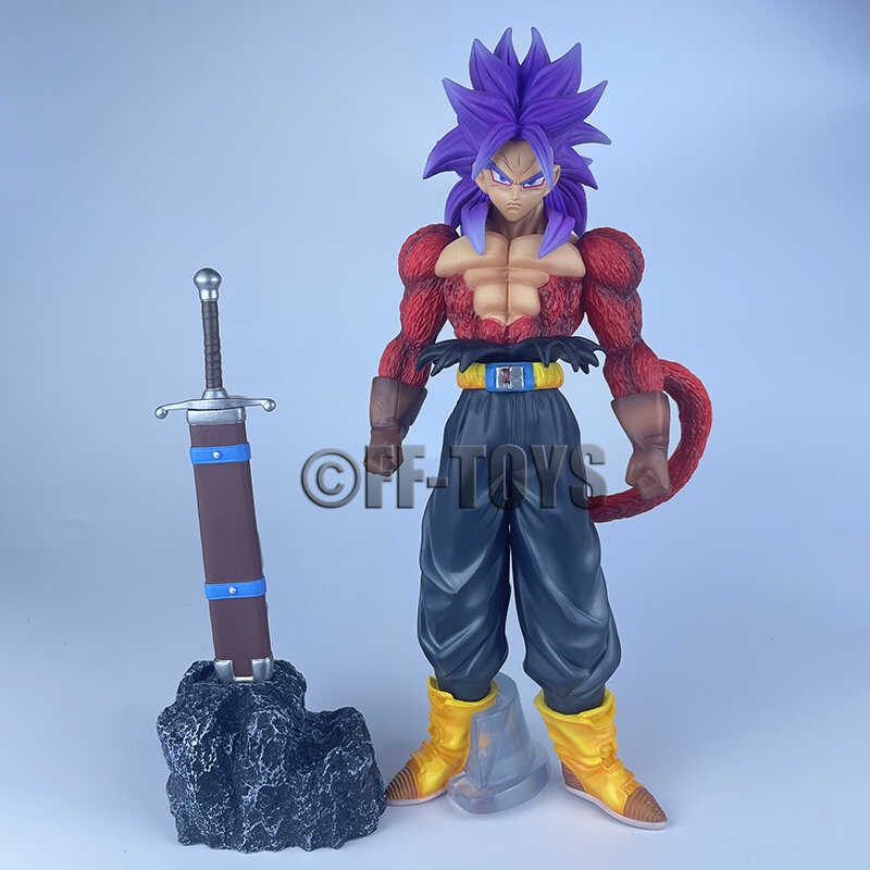 26Cm Anime Dragon Ball Z Trunks Figures Future Trunks Ssj4 Figure ...
