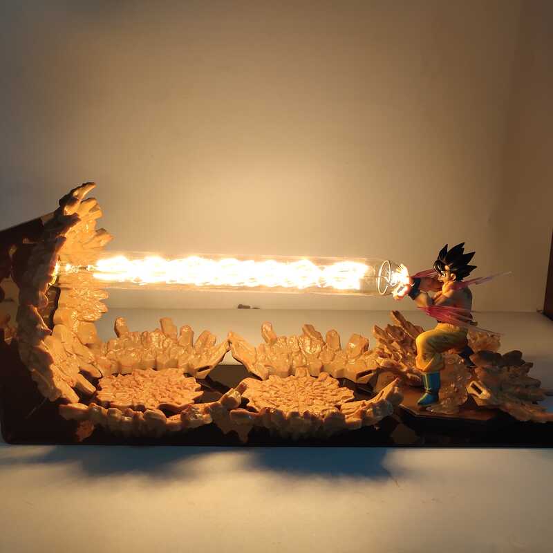 Dragon Ball Z Son Goku Anime Figure DIY LED Lamp Action Figures DBZ ...