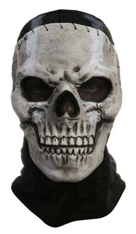 Call Of Duty Ghost Mask Skull Full Face Mask Mw2 Cosplay Costume Mask ...
