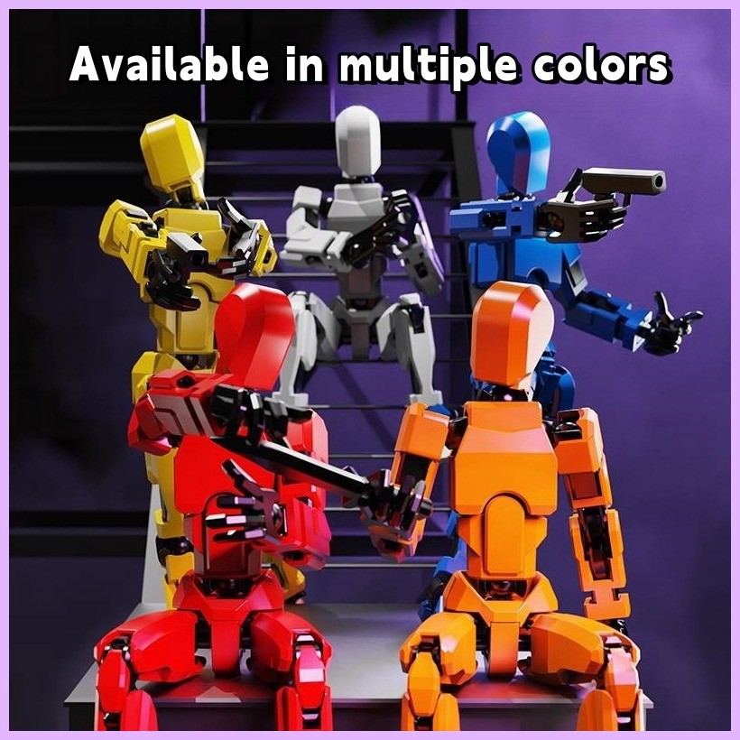 ⚓ 13 Action Figure Full Body Movable Toys Multi-Jointed Movable Robot ...