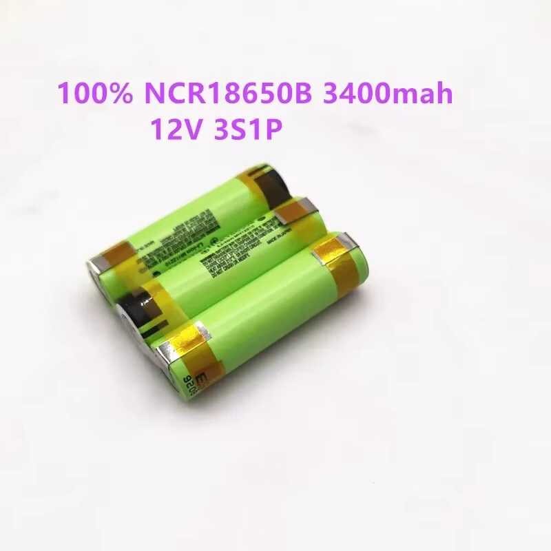 100% Original Ncr18650b 12V3400mah Battery Pack Ncr18650b 3400Mah 20A Discharge Current For ...