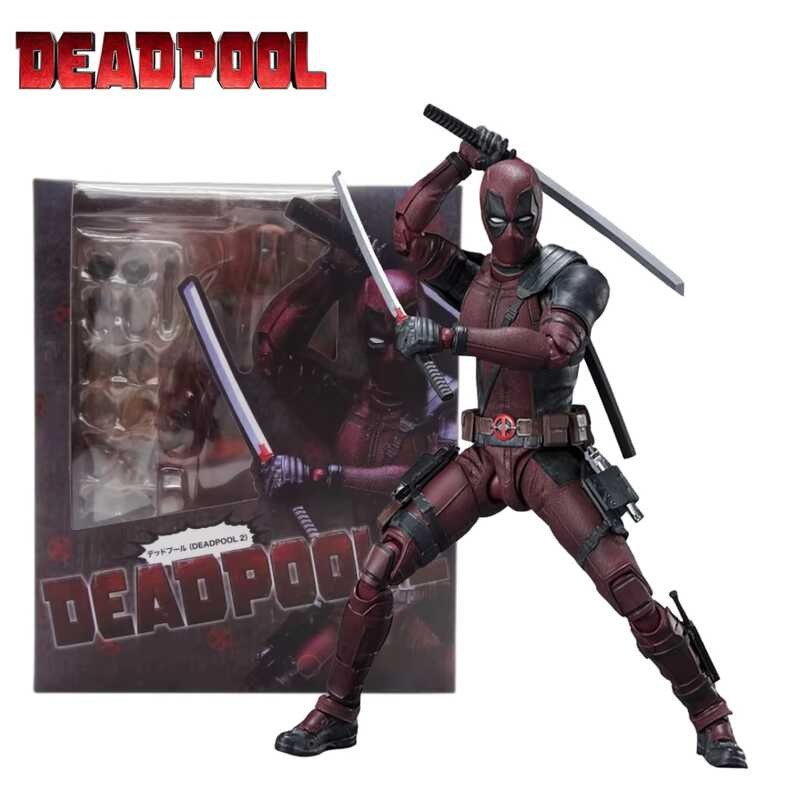 SHF Deadpool 2 Action Figures 16Cm Anime Collection Movable X-Men Anti ...