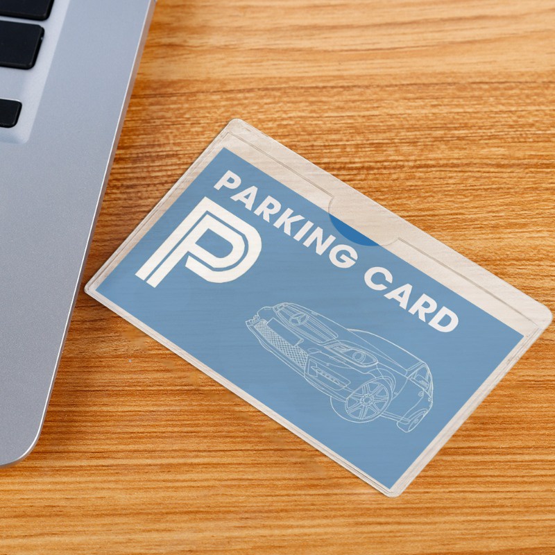 Self-adhesive PVC Car Windshield Ticket Holder / Supermarket Warehouse ...