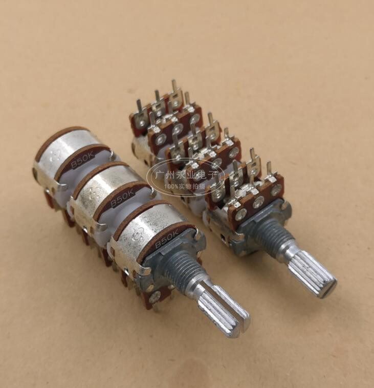 1PCS 148 Type B50K*6 Power Amplifier Volume Adjustment Potentiometer ...