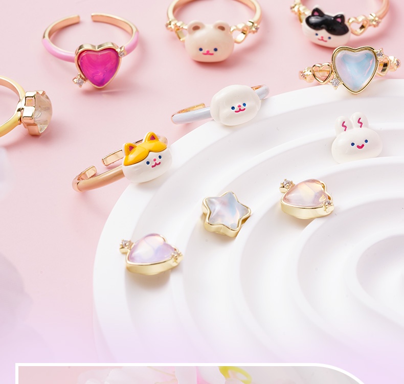[Asari] Rico Magnetic Ring Surprise Box Girl Birthday Gift Exquisite ...