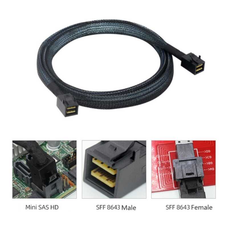 Internal MINI SAS Hd-Line Sff-8643 Upang Sff-8643 36Pin Converter Data ...