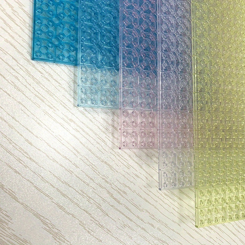 Transparent Base Plate 16x32 Dots Double-Sided Baseplate for Figures ...