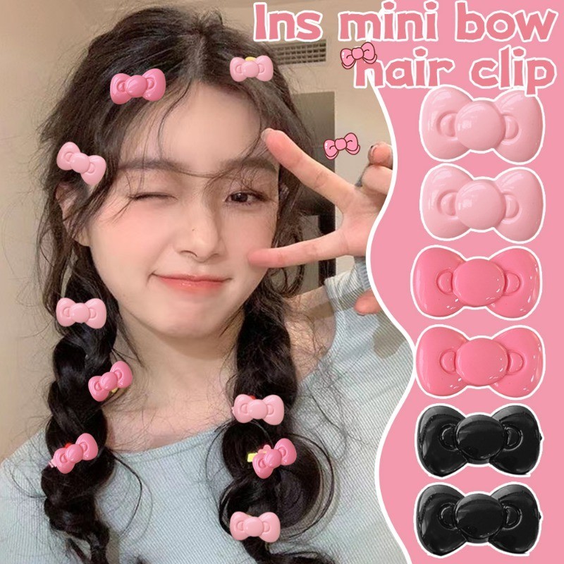 Kawaii Bow Hairpin Hello Kittys Hairpin - Fashion French Retro Headwear ...