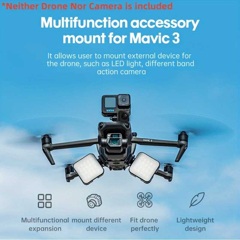 Startrc Mavic Drone Camera Mount Fixed Holder Expansion Bracket gamit ...