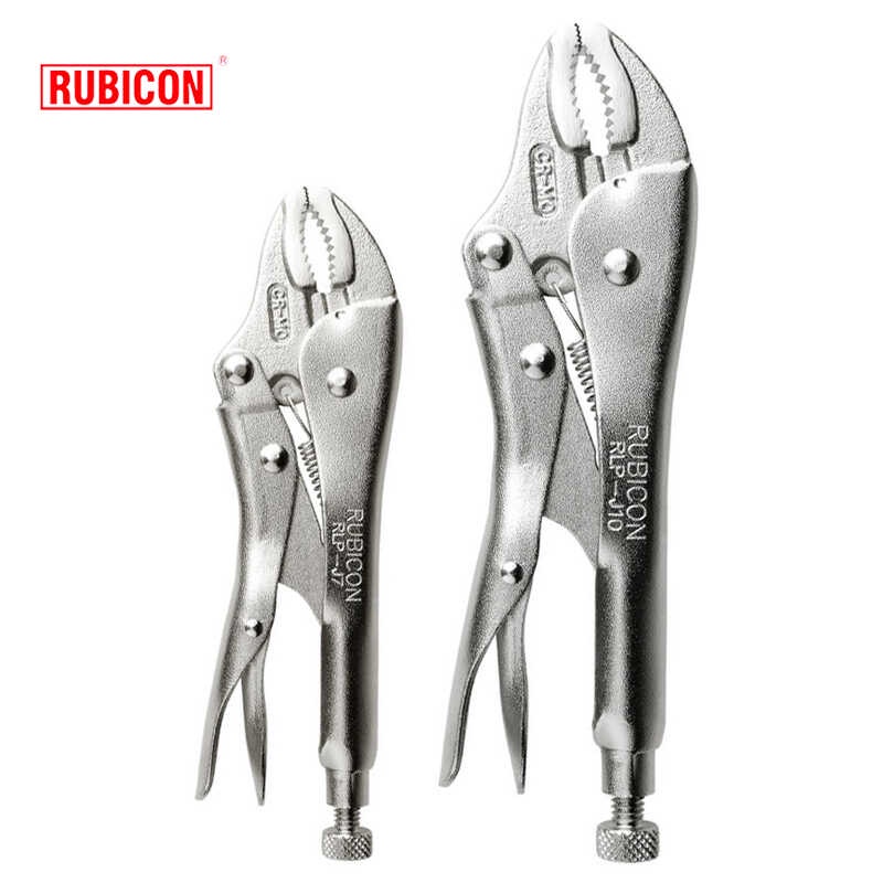 RUBICON Tool Locking Pliers with Wire Cutter and Curved Jaw | Shopee ...