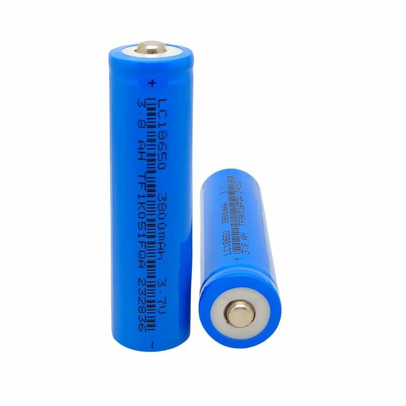Sharp Point 18650 Lithium Battery Handheld Fan Lithium Battery 3.7V LED ...