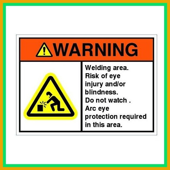 Safety Signs Warning Vinyl Sticker with Lamination Signage | Shopee ...