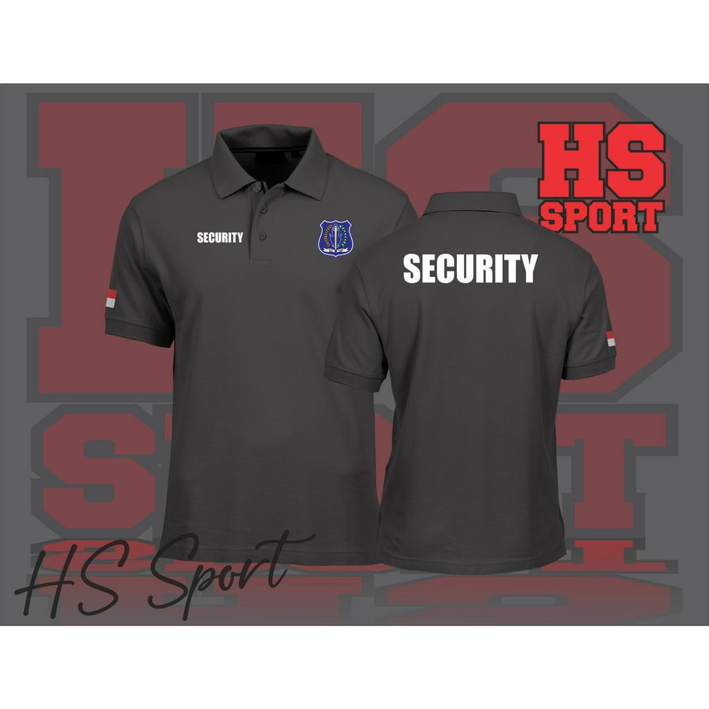 !NEW！Polo SHIRT SECURITY - POLO SECURITY Uniform FREE Name - Officer ...