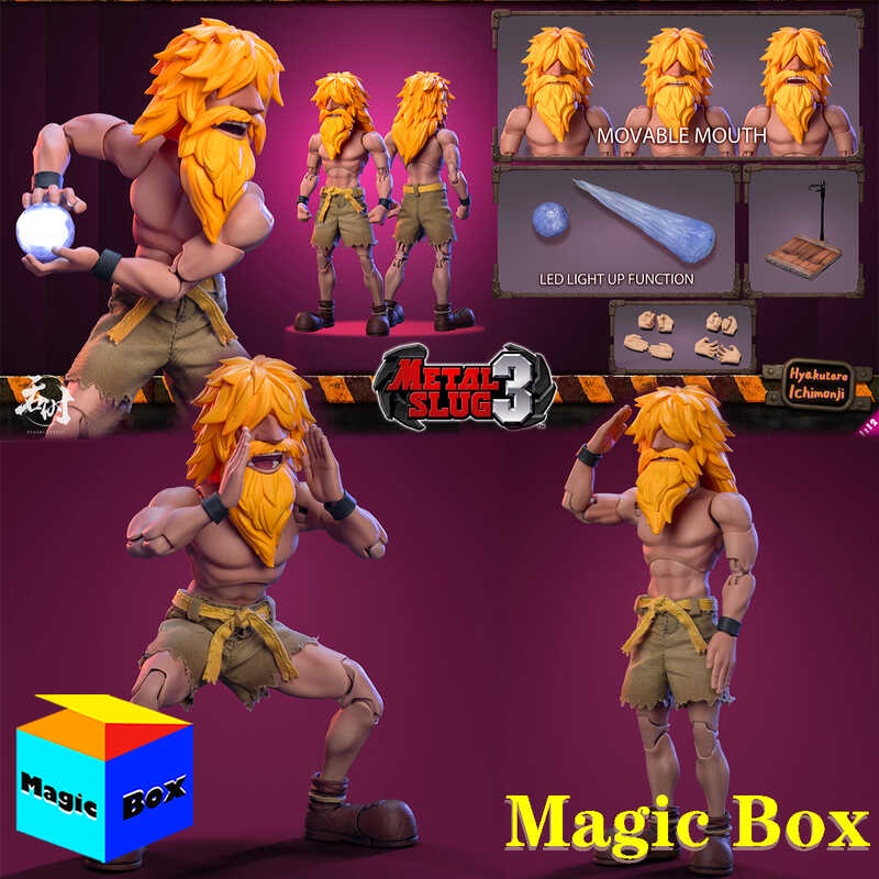Tunshi Studio Ts-011 1/12 Old Man Hyakutaro Ichimonji Model METAL SLUG ...