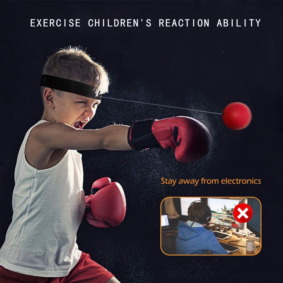 Boxing Reflex Ball Great for Reaction Speed and Hand Eye Coordination ...