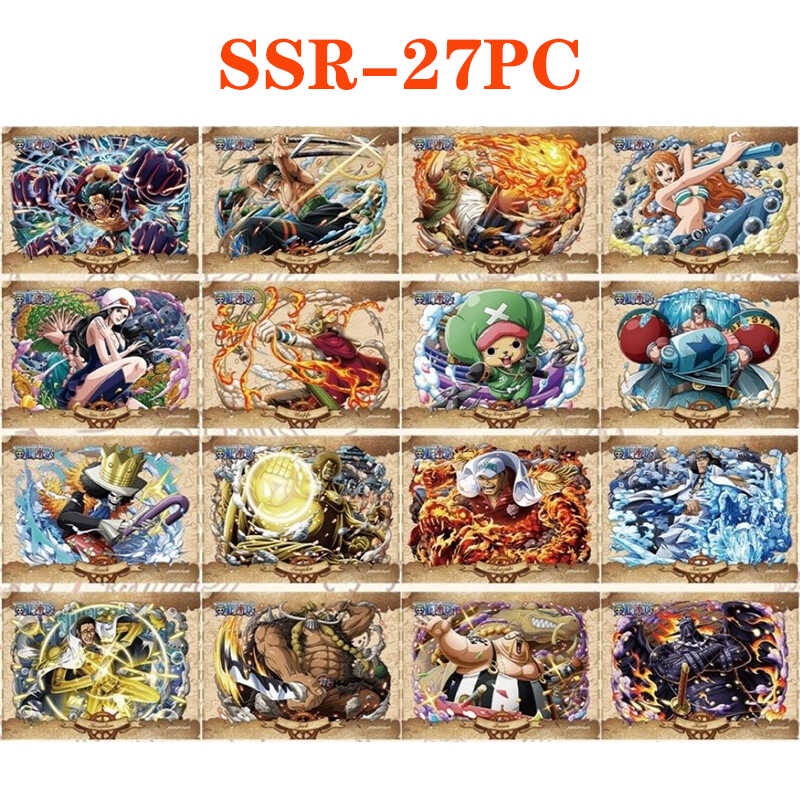 Anime ONE PIECE Kawaii SSR Flash Card Luffy Roronoa Zoro Sanji Nami ...