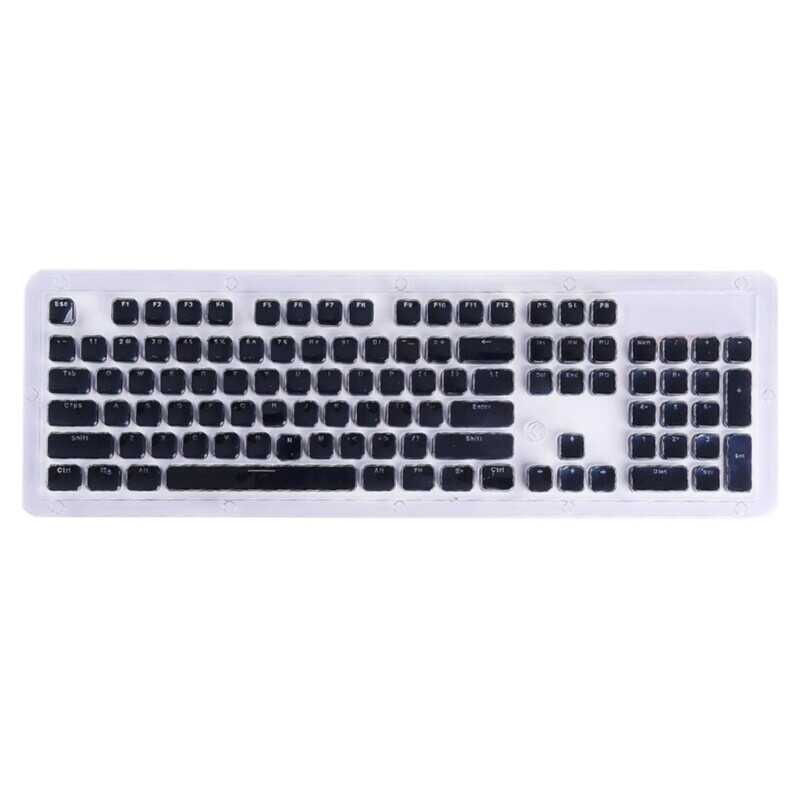 104 Keys Layout Low Profile Keycaps Set para sa Mechanical Keyboard ...
