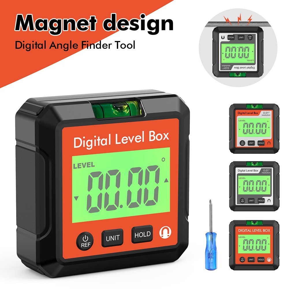 TBTOPONE ️Digital level angle meter electronic protractor inclinometer ...