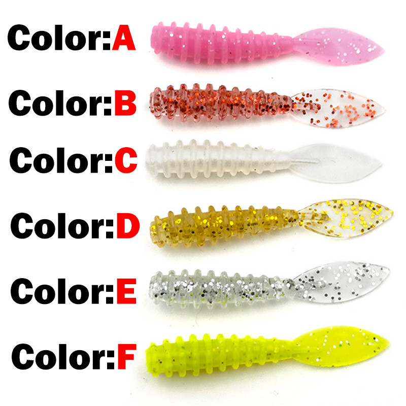 New 10pcs Wobblers mini Ocean Rock Fishing Soft Lures Rubber Soft Baits ...
