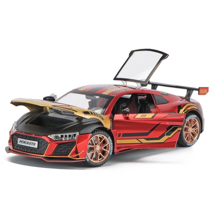 1:24 Scale Diecast Audi R8 Track Edition Sports Car Alloy Car Model ...