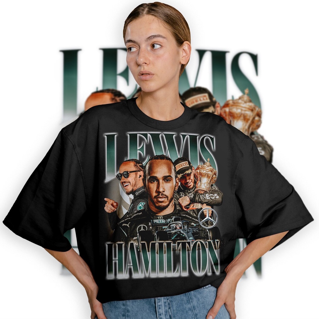 Limited Lewis Hamilton Vintage T-Shirt, Formula Racing Retro 90's Fans ...