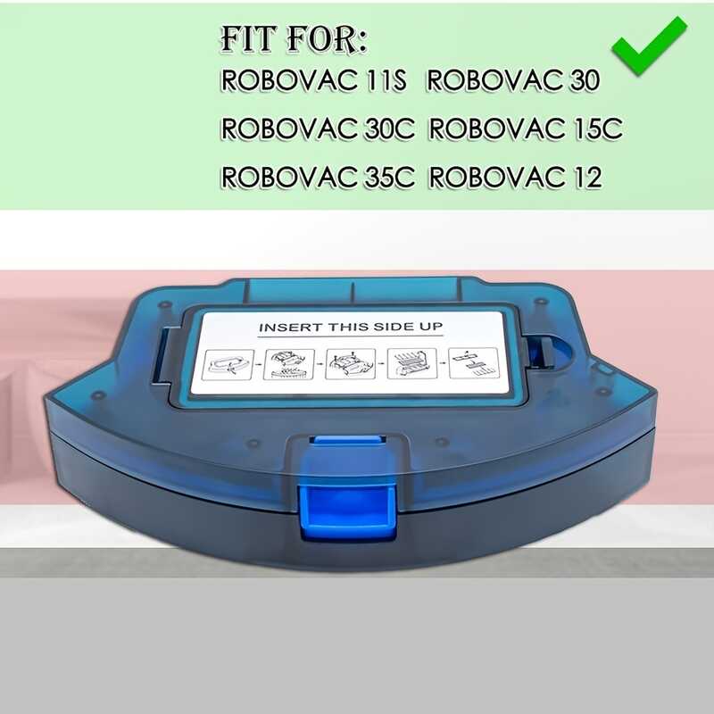 Replacement Dust Collector Bin gamit Filter para sa Eufy RoboVac ...