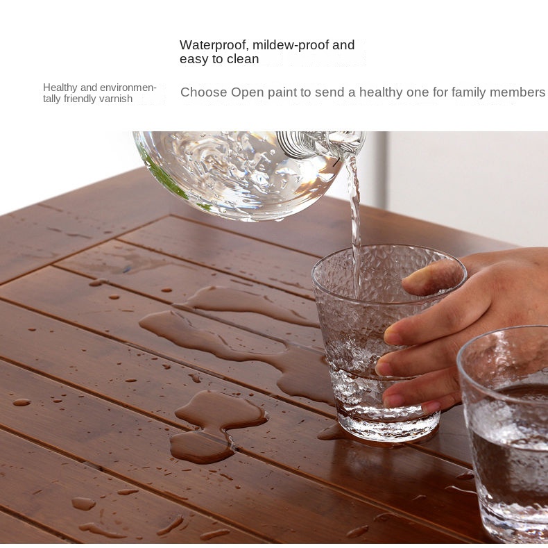 Simple home square dining table, simple and portable dining table ...