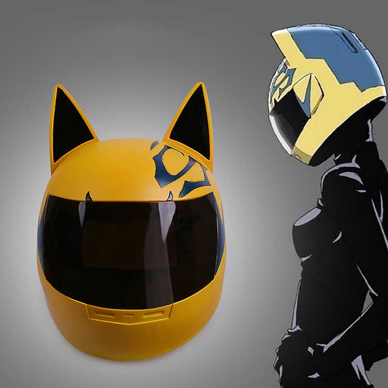 Anime Durara Helmet Motorcycle Racing Celty Sturluson Cosplay Helmet ...