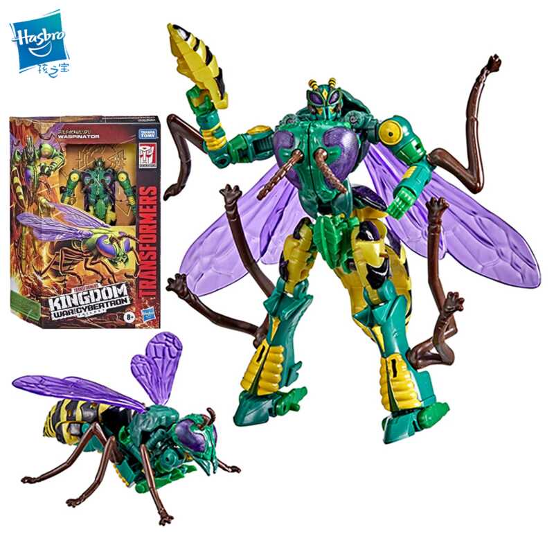 Hasbro Transformers Generations War For Cybertron Kingdom Deluxe Wfc-K34 Waspinator 16Cm Childre ...
