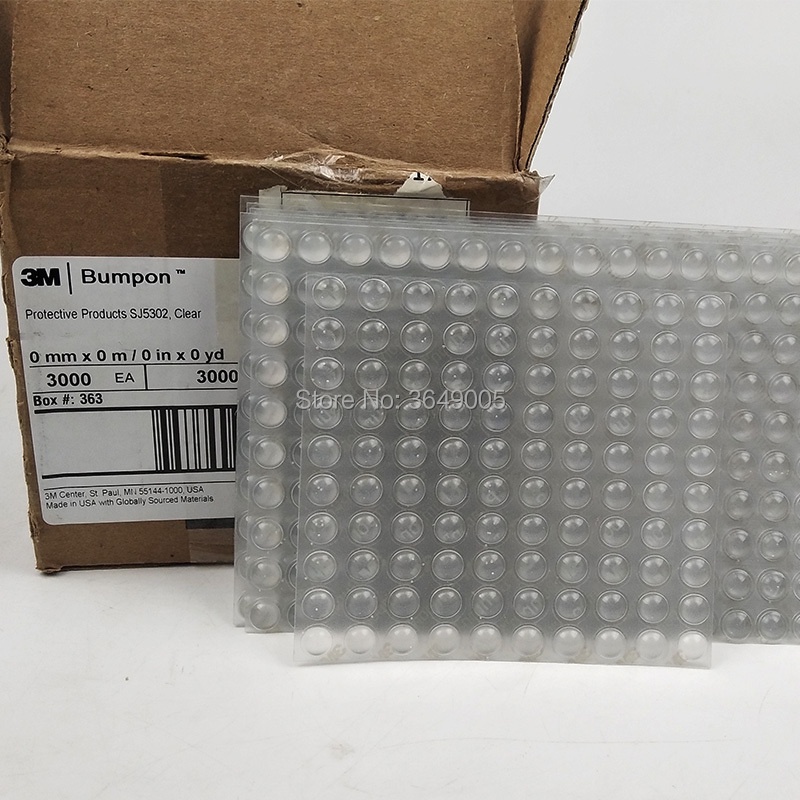 3M Bumpon Protective Products Blister Pack Sj5302 Clear Adhesive ...
