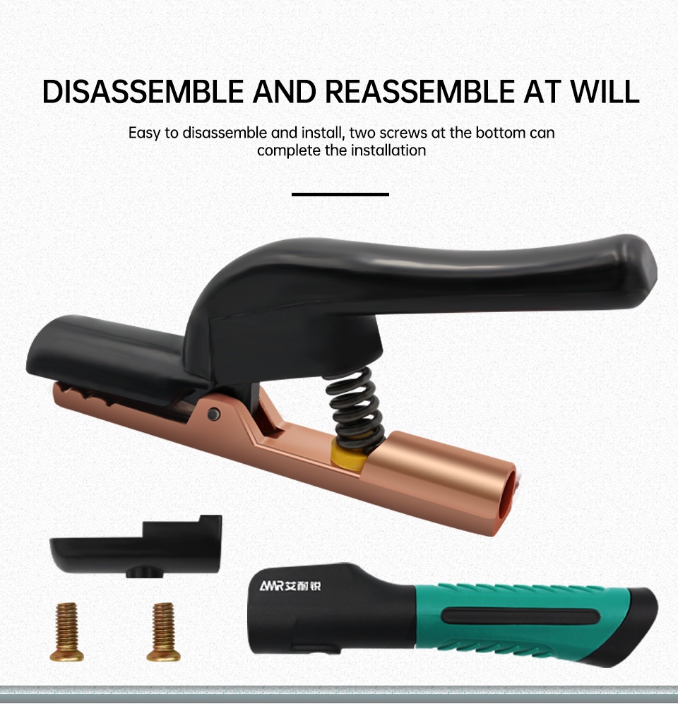 AMR Welding Electrode Holder 300 A Copper Heavy Duty Jaw Holding Pliers ...