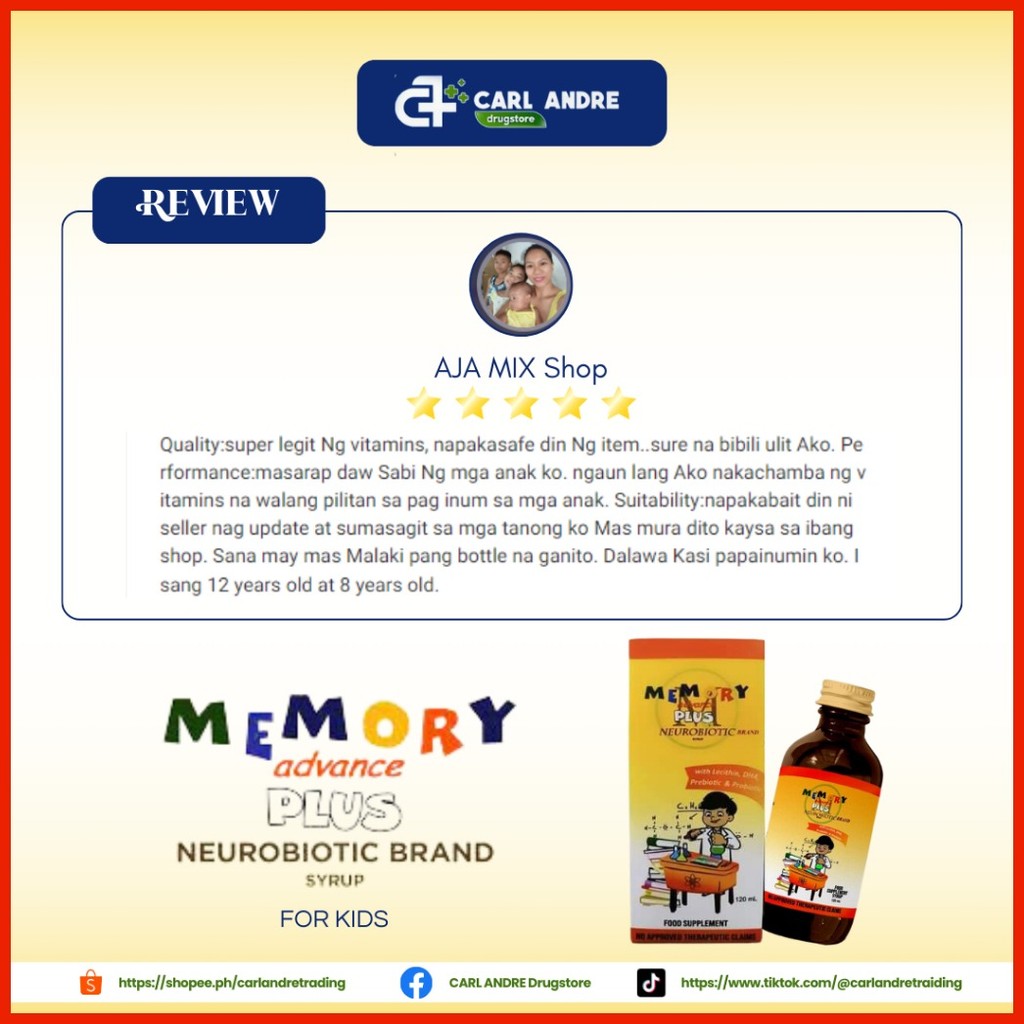 ¤ ♈ Memory for KIDS (Memory Advance Plus Neurobiotic Brand Syrup ...