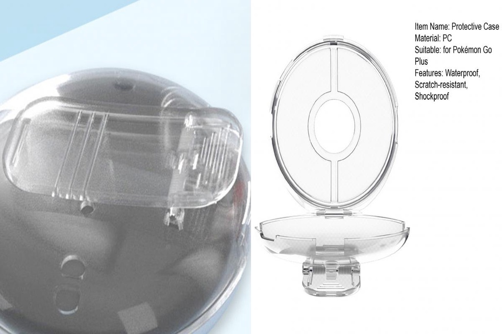 [RB] Waterproof Protective Case for Pokémon Go Plus Poké Ball Scratch ...