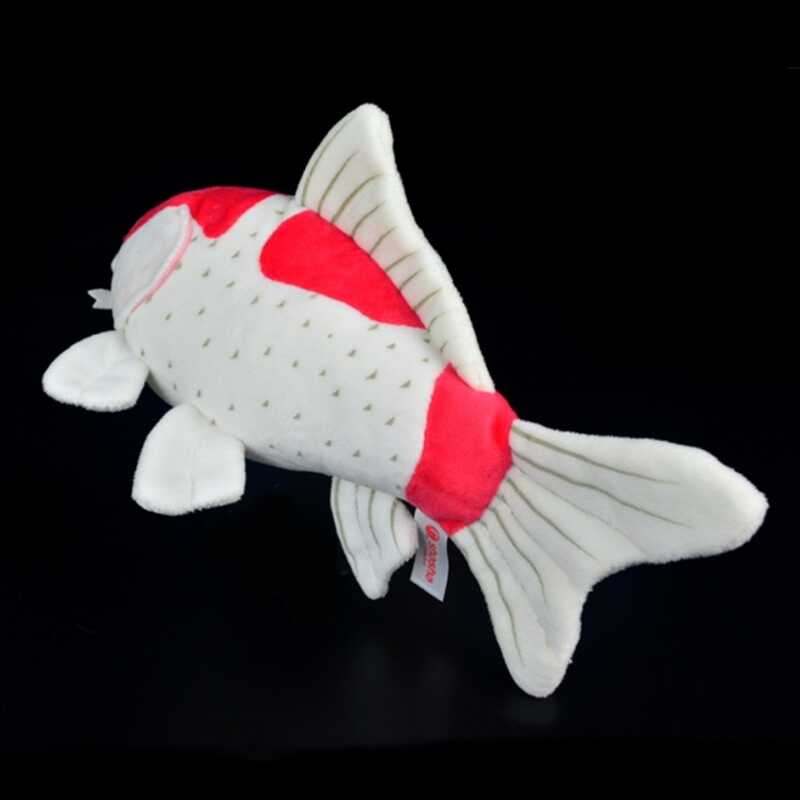 LY 30Cm Koi FiSH HigH Fidelity Anime Cute PluSHie FAncy CArp PluSH ToyS ...