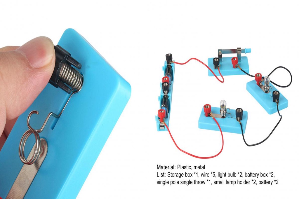 YX 1 Set Adjustable Lab Circuit Toy for Children Science Physics ...