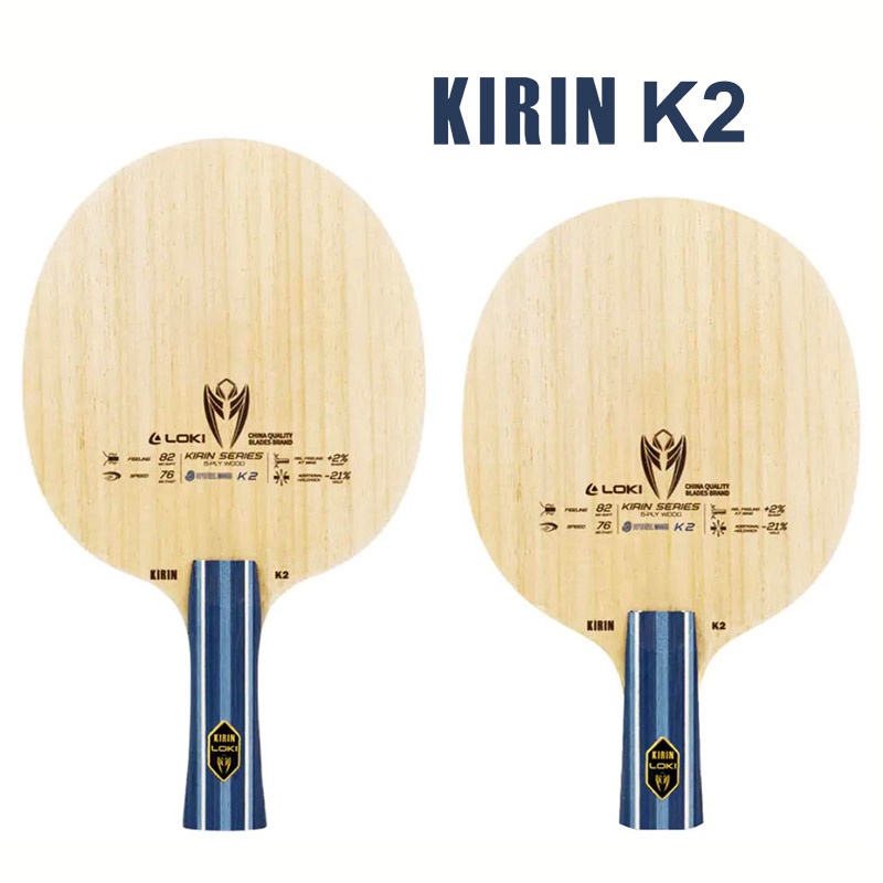 Original LOKI Table Tennis Racket Blade KIRIN K1 K2 K3 Ping Pong Paddle(5Wood+2Carbon,OFF+) Fast ...