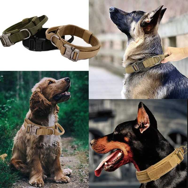 Walking Police Tactical Adjustable Shepard Accessories Dog Duable Nylon ...