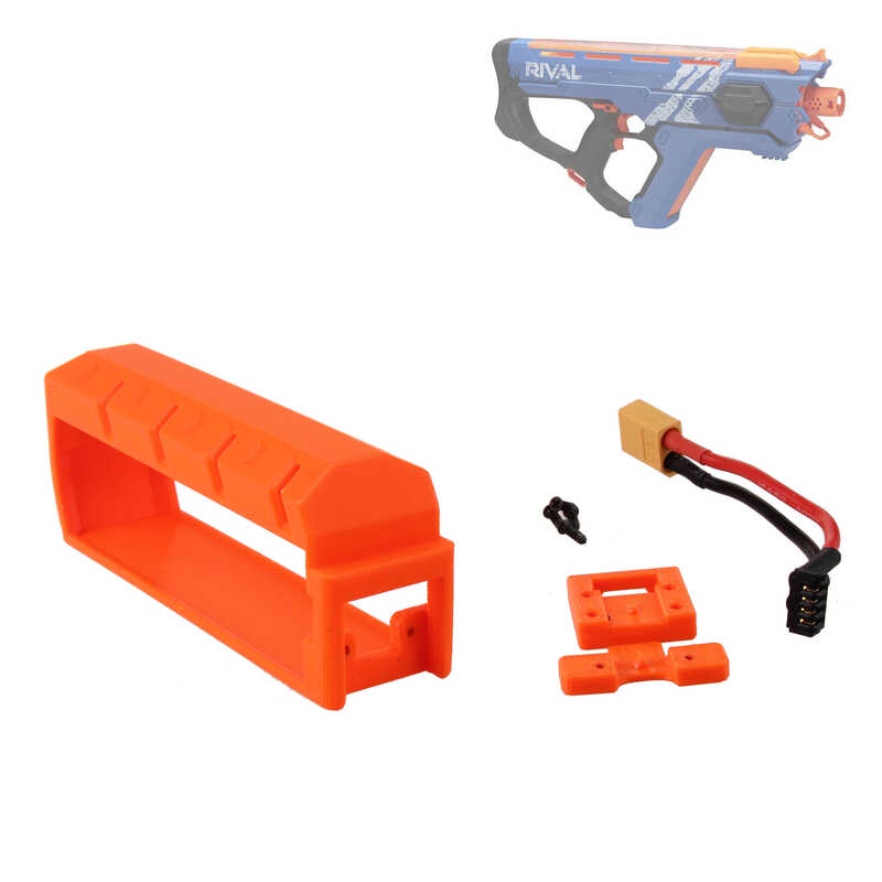 Worker F10555 Extended Lipo Battery Cover 3D Printed for Nerf Rival ...