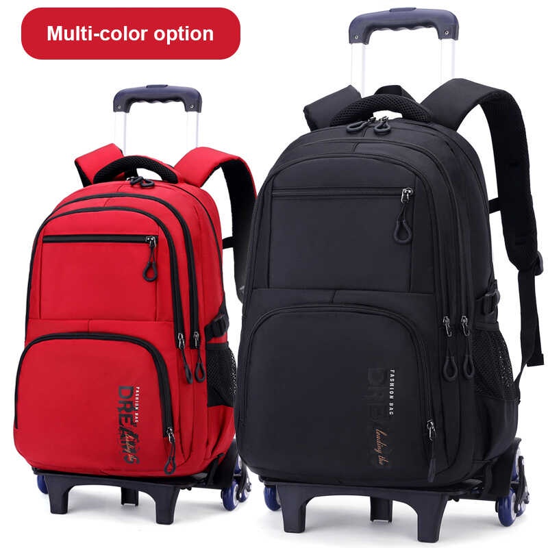 Schoolbags Rolling For Primary High School Backpacks With Wheels Travel ...