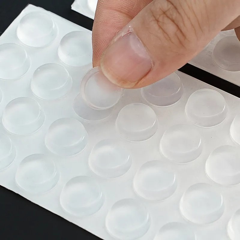 8pcs Thickened Furniture Safety Rubber Strip / Anti-collision Silicone ...
