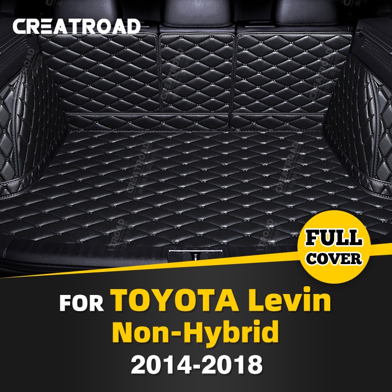 Auto Full Coverage Trunk Mat For Toyota Levin Non-hybrid 2014-2018 17 ...