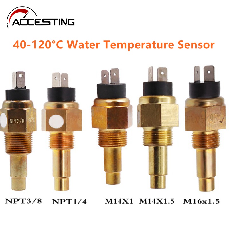 Boat Marine Car Water Temperature Sensor Sender 3/8"-18 NPT Thread 40 ...