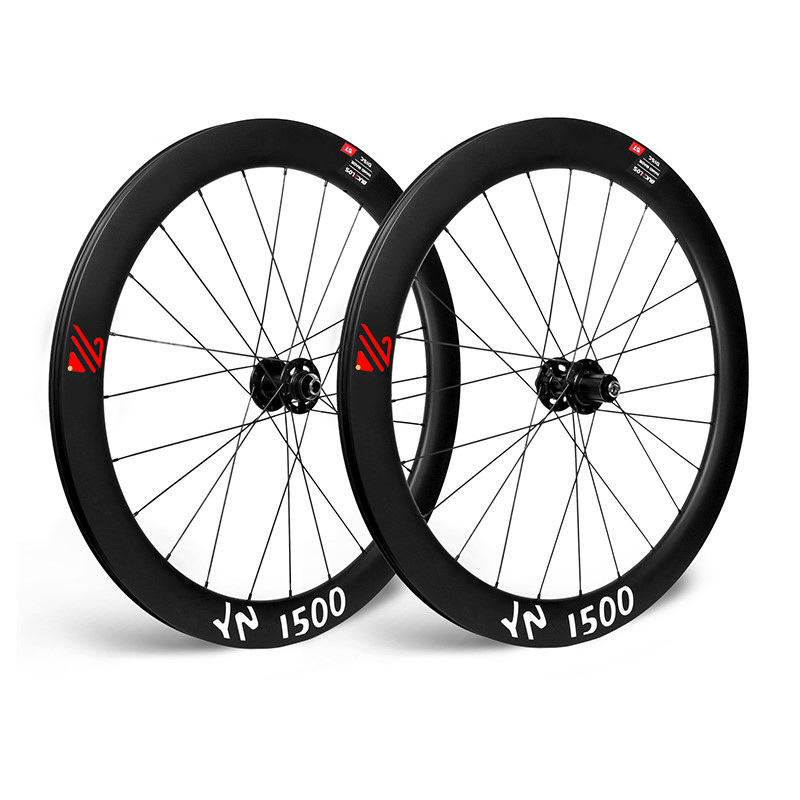 BUCKLOS YN1500 Carbon Fiber Wheels 700C Centerlock Disc Brake Road Bike ...