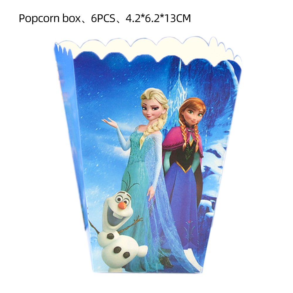 12pcs Frozen Elsa Candy Gift Boxes,y Popcorn Boxes, Frozen Themed Party ...