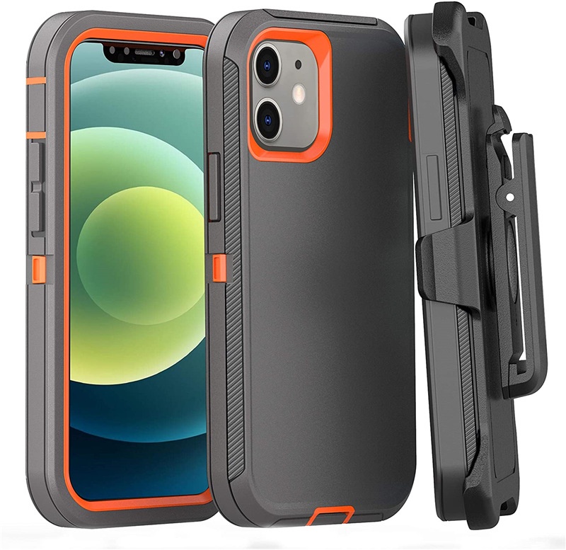 Armored 3-in-1 Phone Case For iPhone 16 15 Pro Max 14 13 12 Pro Max 12 ...