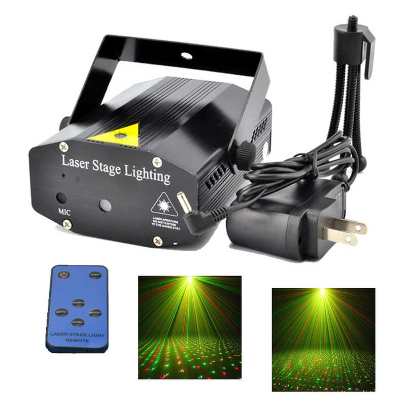 Mini IR Remote RG Galaxy Meteor Star Lighting Shower Laser Projector ...